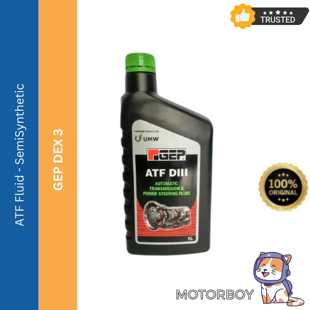 GEP ATF DEX-3/D3 Semi Synthetic Auto Transmission Fluid (1L) | Shopee ...