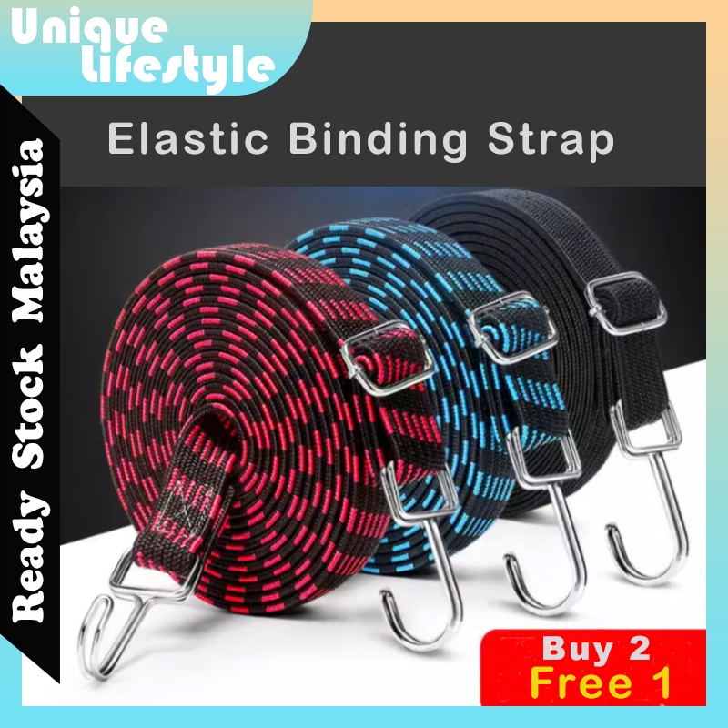 1M Motorcycle Straps Motor Strap Tie Binding Rope Tali Ikat Luggage ...