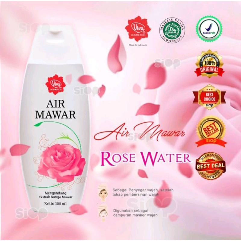 Viva Rose Water - Rose Water | Viva Air Mawar - Rose Water 100 ml ...