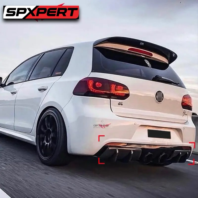 Volkswagen golf mk6 R rear diffuser | Shopee Malaysia
