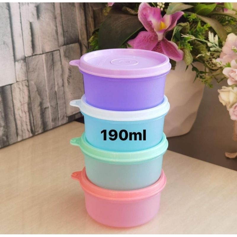 Tupperware Small round canister (1pcs) 190ml | Shopee Malaysia