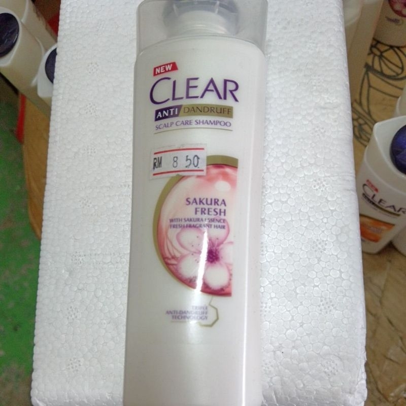 Clear Shampoo 170ml(Ice Cool&Sakura&Antihairfall&Extra strength)Expired ...