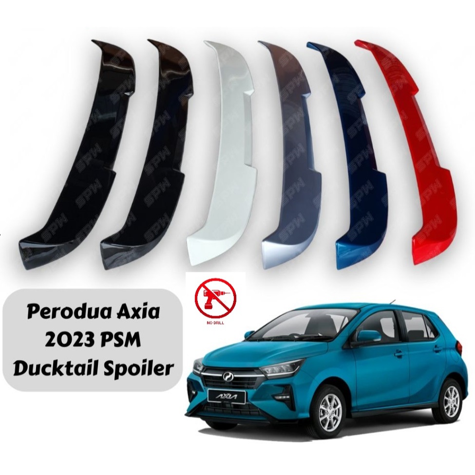 PERODUA AXIA (2023~2024) PSM ABS SPOILER AND GEAR UP 3.5” INJECTION ...