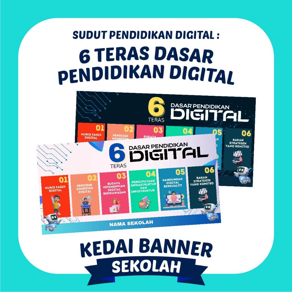 Banner 6 Teras Dasar Pendidikan Digital | Dasar Pendidikan Digital ...