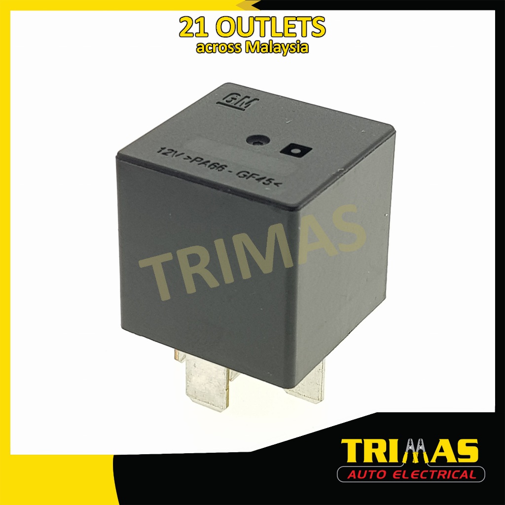 GM 5 Pin Proton Preve Exora Saga BLM FLX Fan Horn Power Relay 13468935 ...