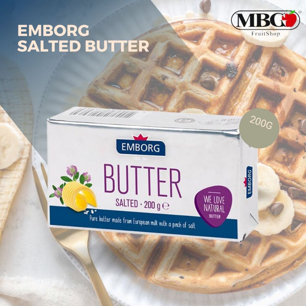 EMBORG Salted Butter 200g (😊Postage Available All Over Peninsular ...