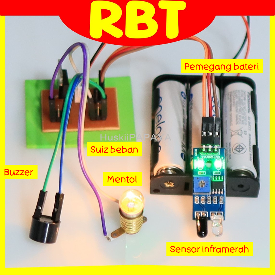 RBT Sensor inframerah + Lampu automatik / Infrared sensor + Automatic ...