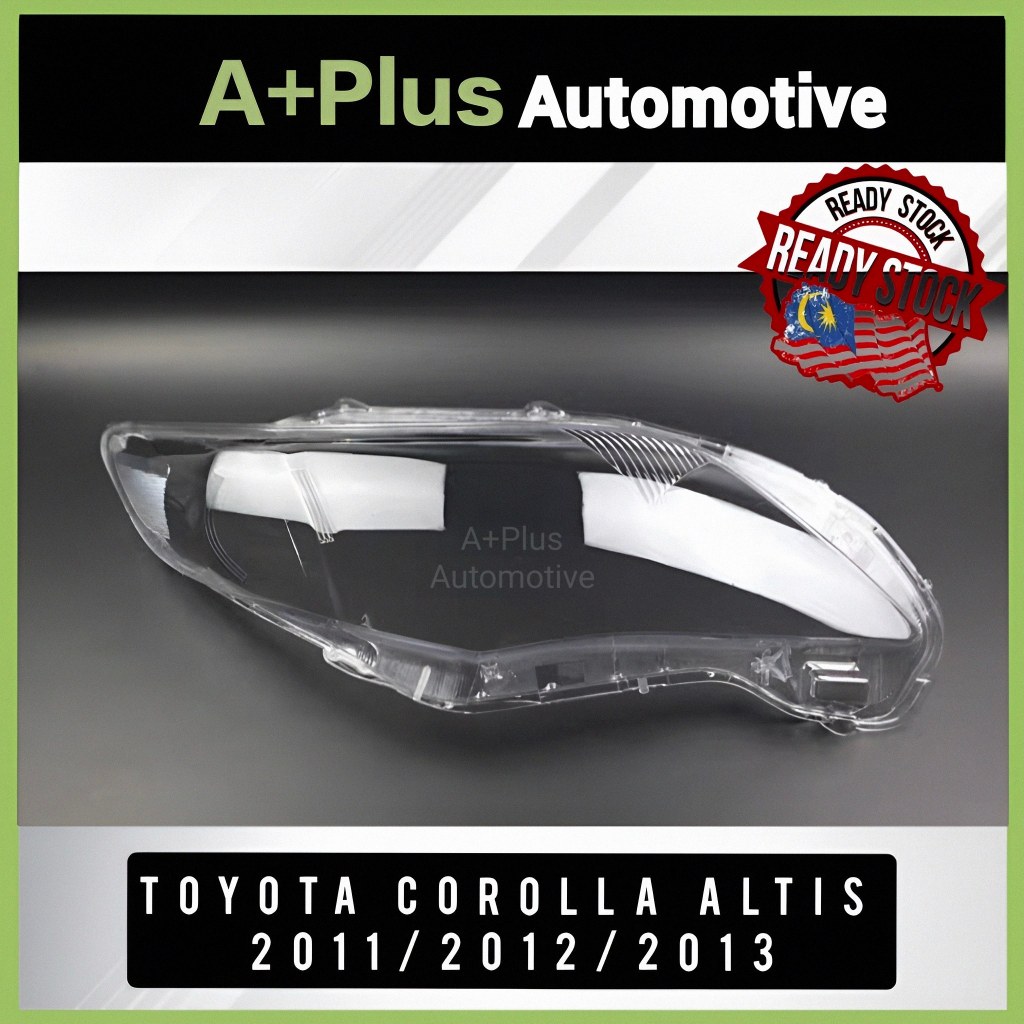 TOYOTA COROLLA ALTIS 2011/2012/2013 HEADLAMP COVER/HEADLIGHT COVER/大灯灯罩 ...