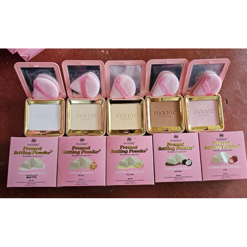maaez setting powder original | Shopee Malaysia