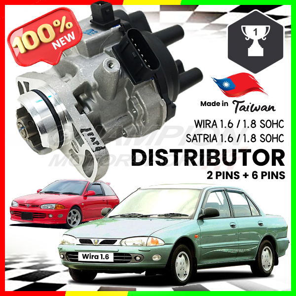 PAP Distributor Proton Wira Satria C98 SOHC 1.6 1.8 2x6 PINS High Quality ( Made in Taiwan ...