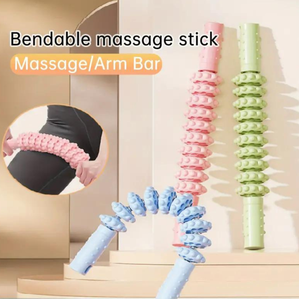 1pcs Handheld Massage Stick Exercise Roller Manual Whole Body Massage ...