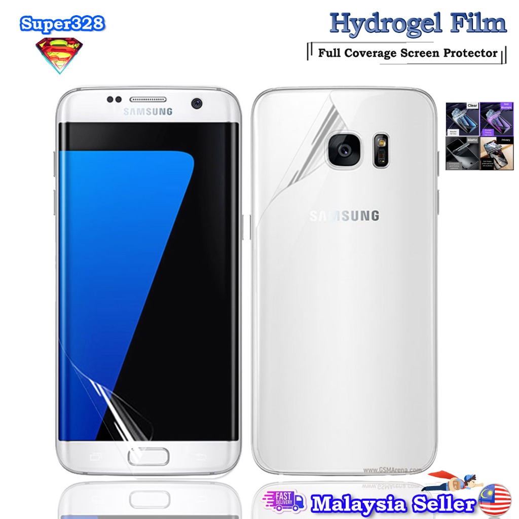 Samsung Galaxy S7 / S7 Edge / S6 Edge / S6 Edge Plus / S6 / S5 / S4 / S3 Hydrogel Screen ...