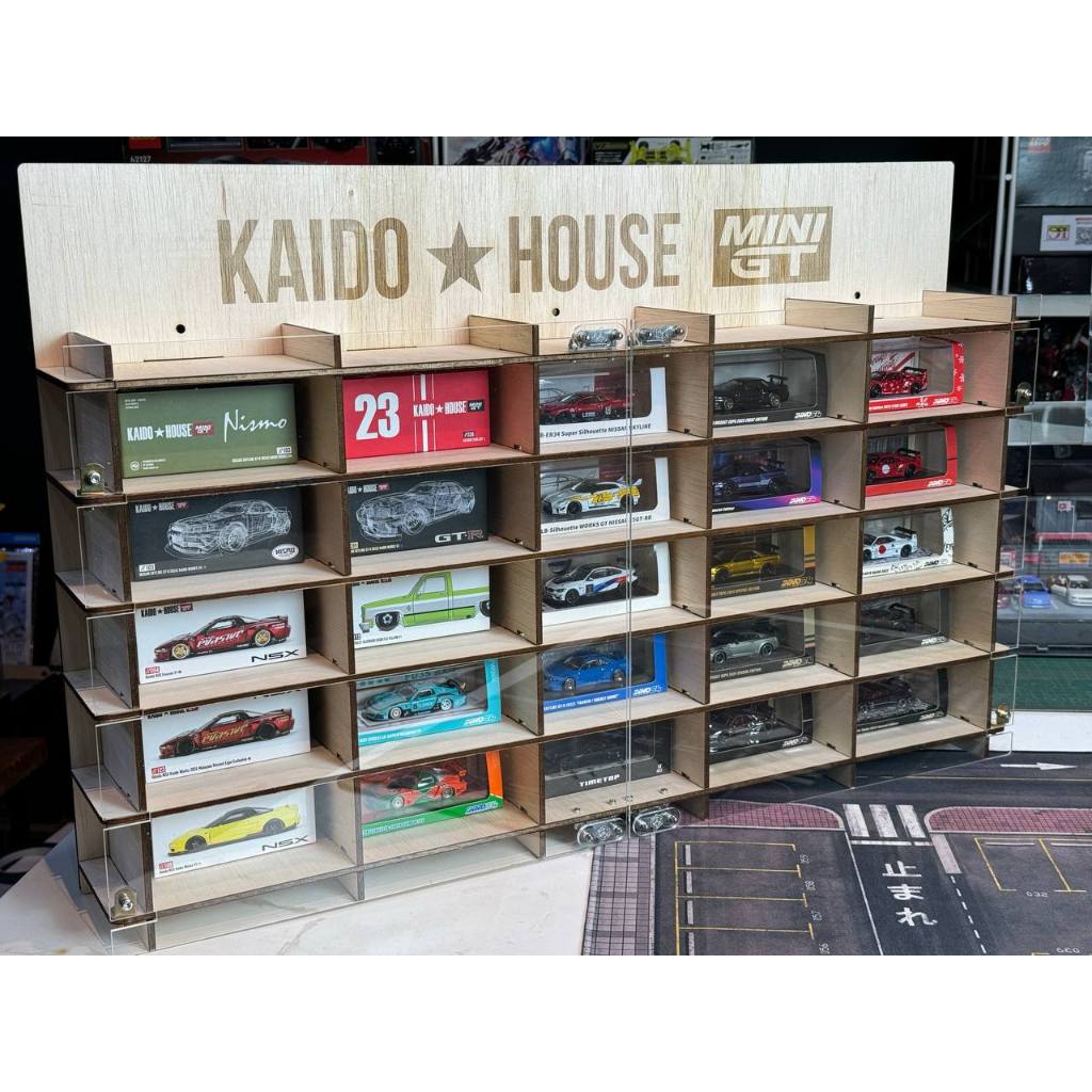 25 SLOT KAIDO HOUSE/INNO64 BOX AND LOOSE DISPLAY BOX DIY (SCALE 1/64 ...