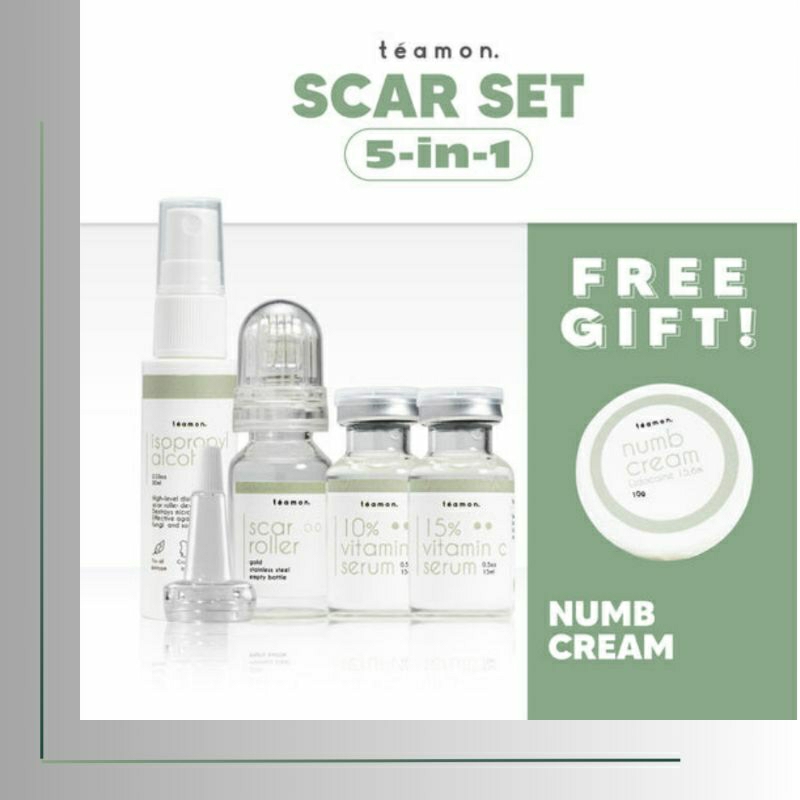 🔥🔥READY STOCK NEW TEAMON SCAR SET ROLLER MICRONEEDLING DERMAROLLER ...