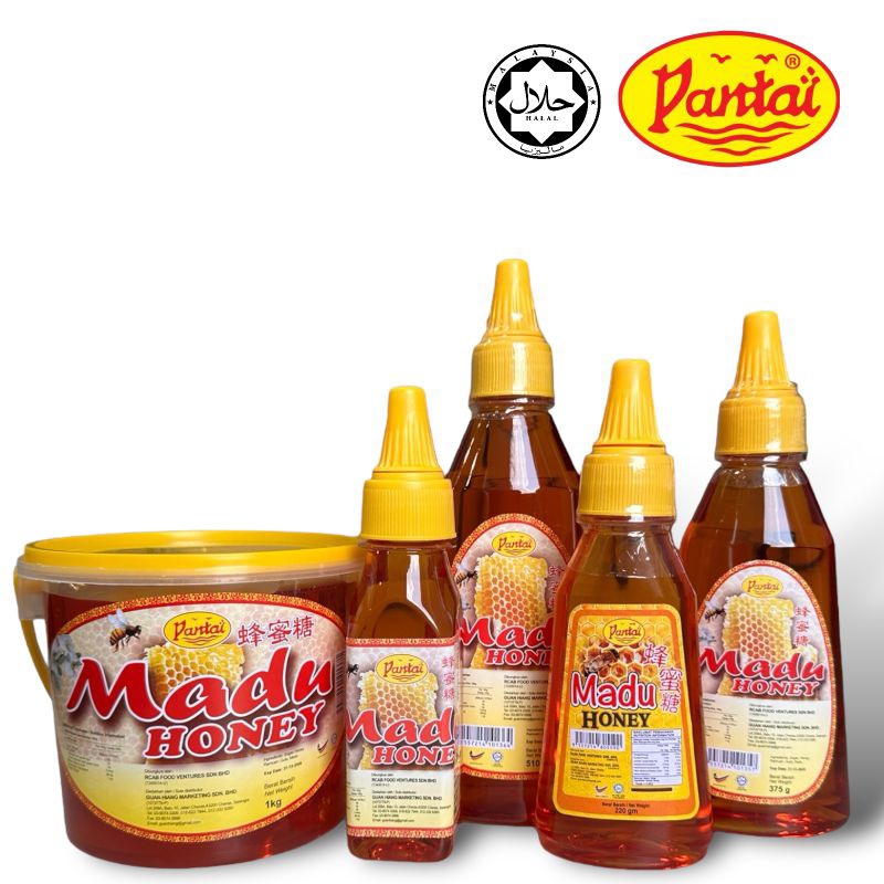 Pantai Original Brand Honey Madu Syrup Halal Sirap BBQ Sauce Sos Drink ...