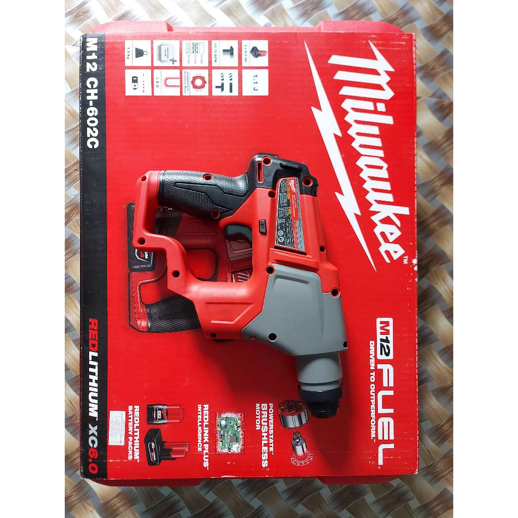 Milwaukee M12 FUEL 13 mm SDS-Plus Hammer (2 Mode) - Model M12 CH (NO BOX) | Shopee Malaysia