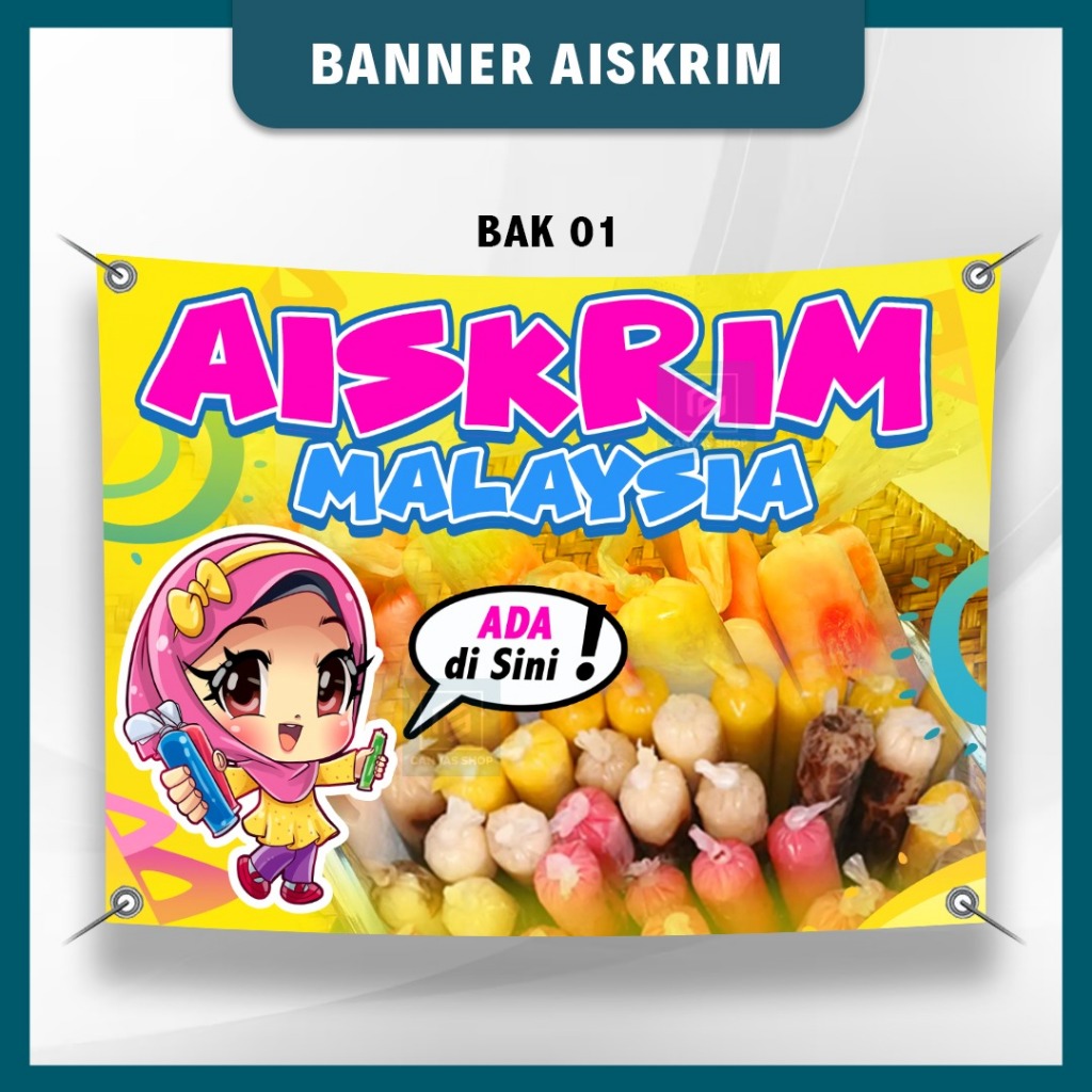 🔥HOT SALE🔥 BANNER AIS KRIM MALAYSIA | SIAP CEPAT & MURAH | Shopee Malaysia
