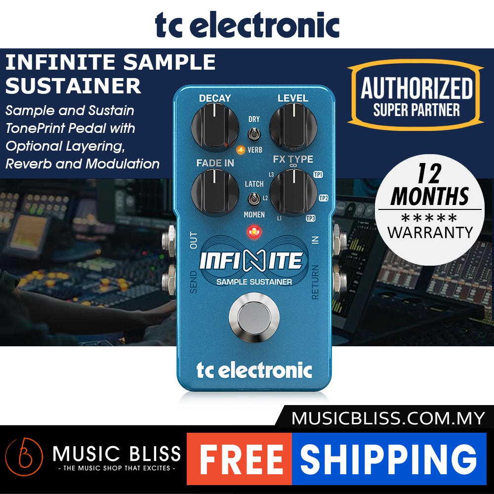 TC Electronic Infinite Sample Sustainer Pedal | Shopee Malaysia