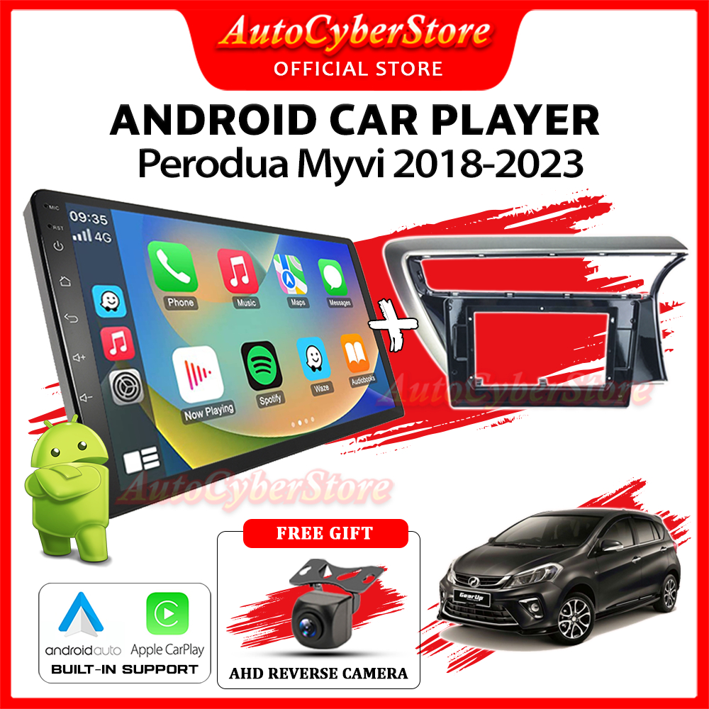 Perodua Myvi 2018 - 2025 Android 13 10" Inch QLED Screen Android Player ...