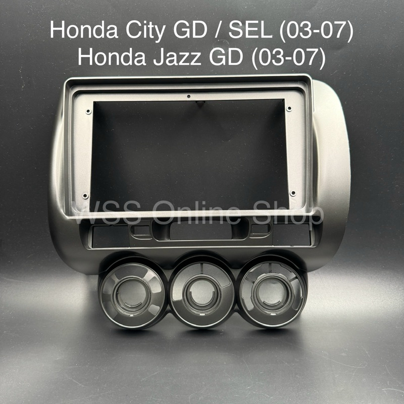 Android Player Casing [Honda City SEL / Jazz GD] (Grey) Suitable for 9 ...
