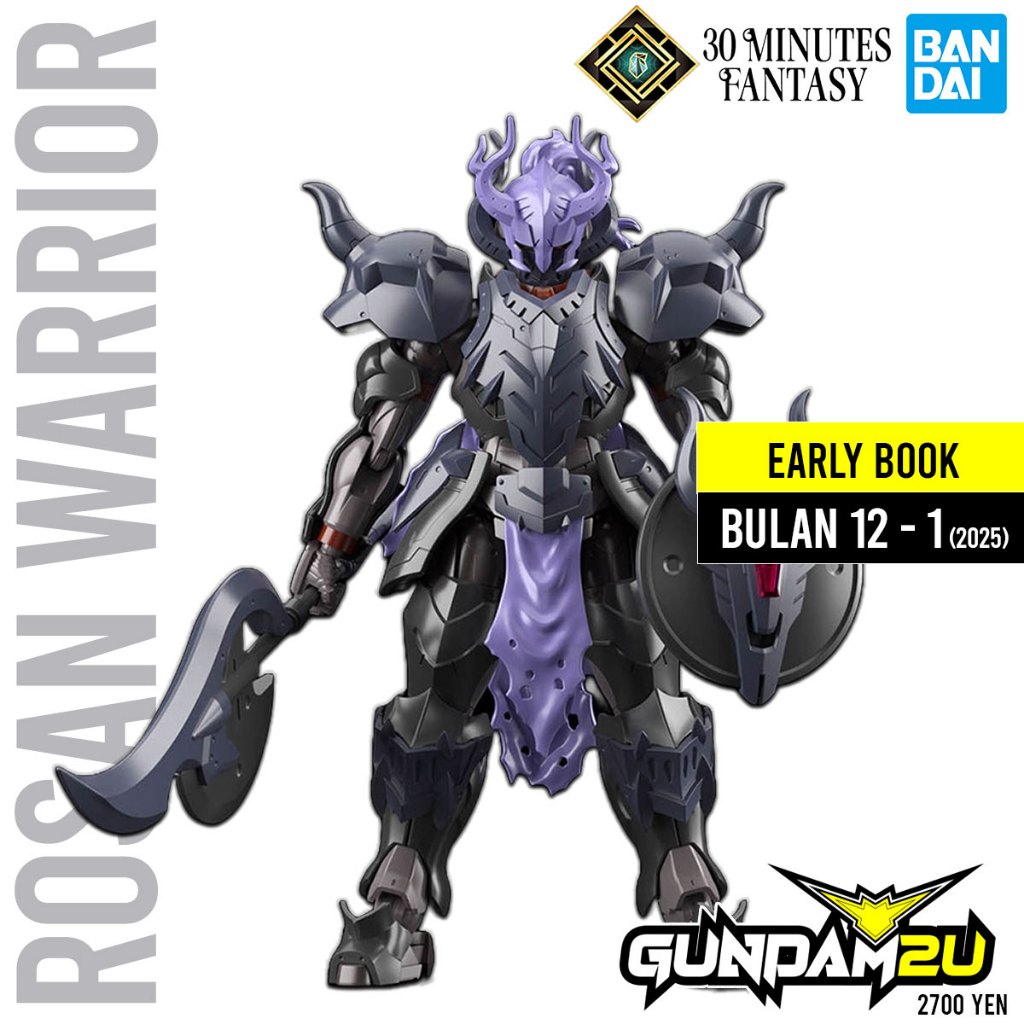 G2UEB BANDAI 30MF Rosan Warrior Body + Armor Full Set - 30 Minutes ...