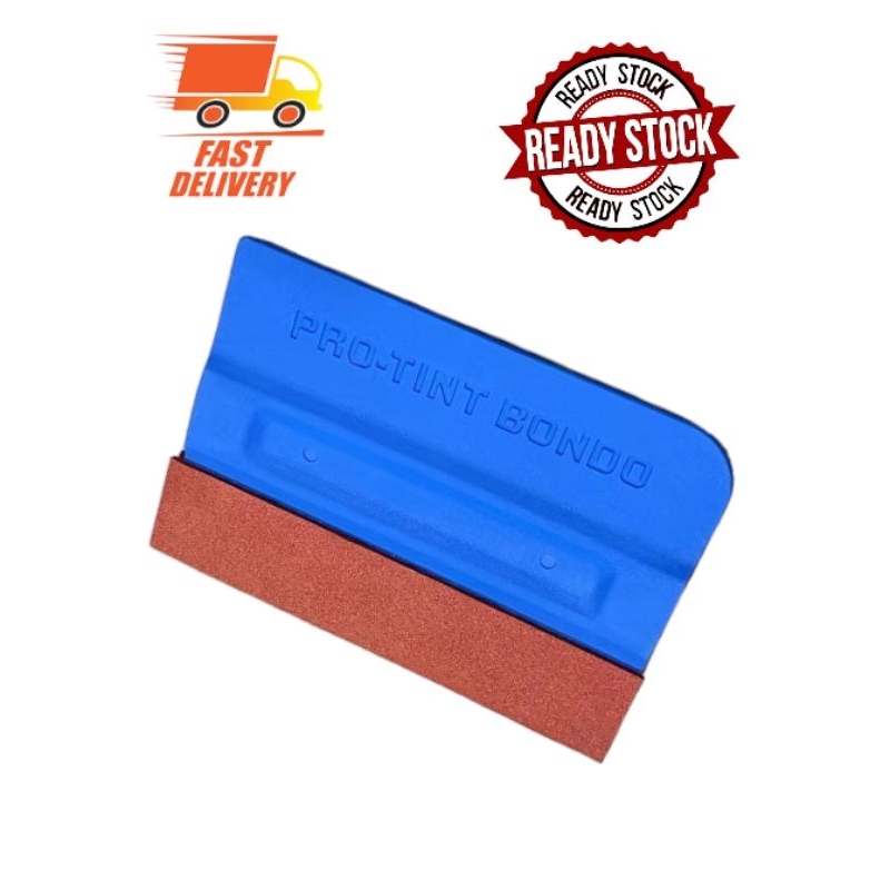 {READY STOCK} PRO-TINT BONDO SQUEEGEE W/ MAGNETIC SUEDE FELT AUTO ...