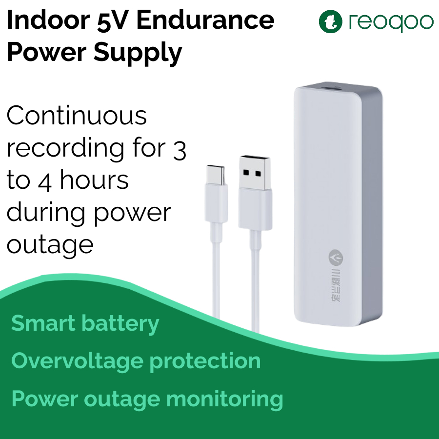 Reoqoo Indoor 5V Endurance Power Supply Portable Mini UPS For CCTV ...