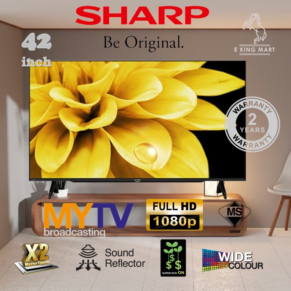 Sharp Full HD Tv 2TC42FD1X / 2TC42BD1X Digital LED TV 42" inch USB ...