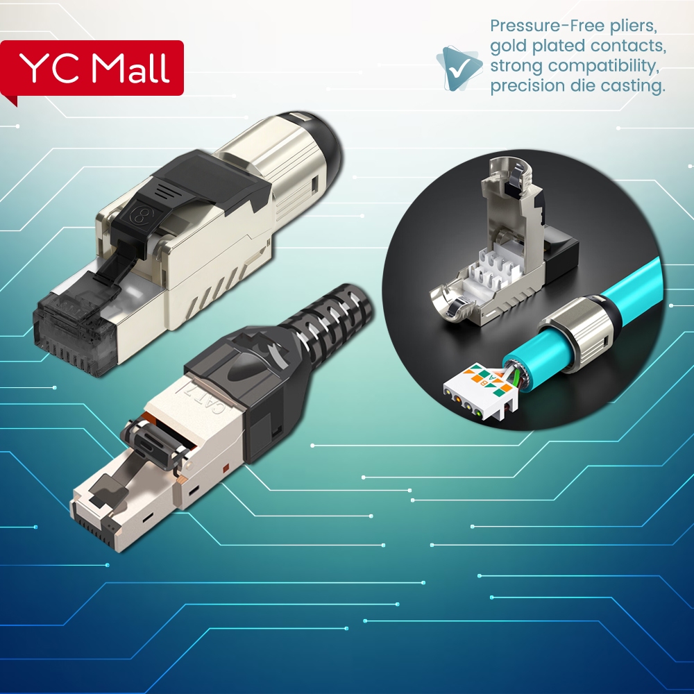 Cat7 Cat8 RJ45 Toolless Modular Connector Plug & Joint | Shopee Malaysia