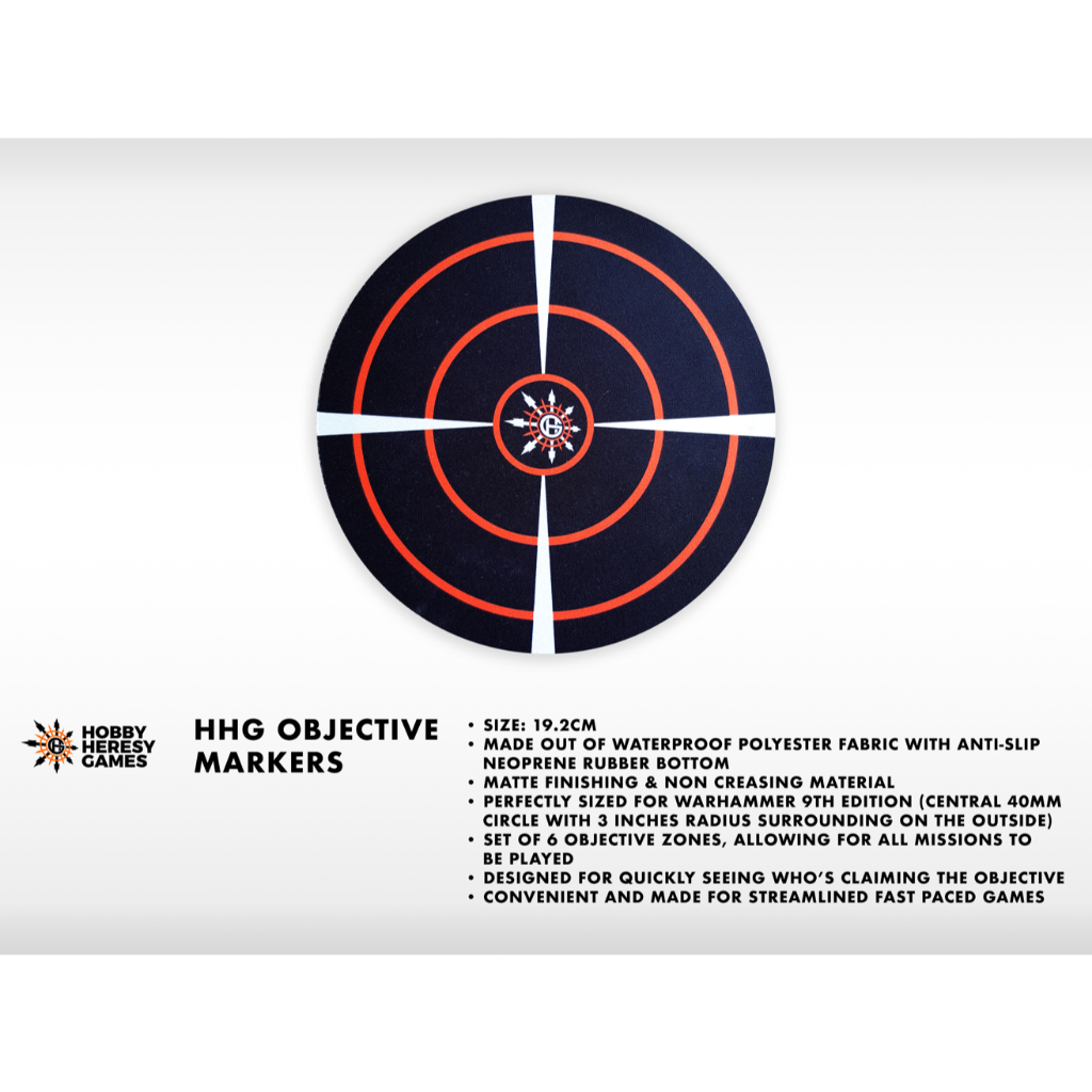 Warhammer 40K Objective Markers (Set of 6) / 10th Edition / Full Range ...