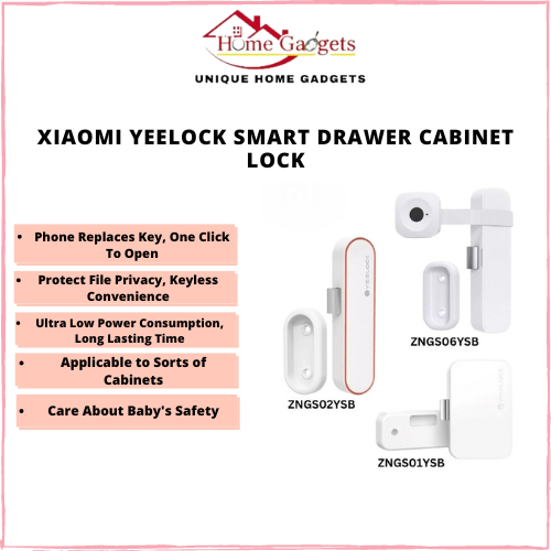 Xiaomi Mijia Yeelock Smart Drawer Cabinet Lock Smart Control Bluetooth ...