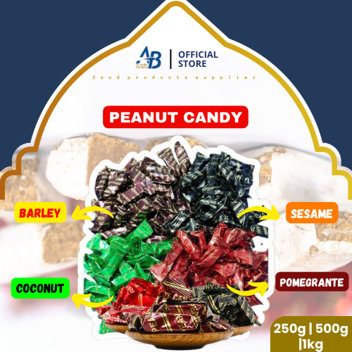 PEANUT CANDY BARLEY / SESAME / COFFEE / POMEGRANATE / DURIAN / COCONUT ...