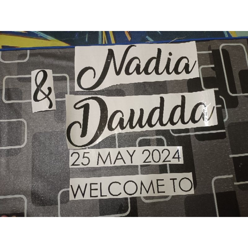 Stickers panel board/backdrop stickers | Shopee Malaysia