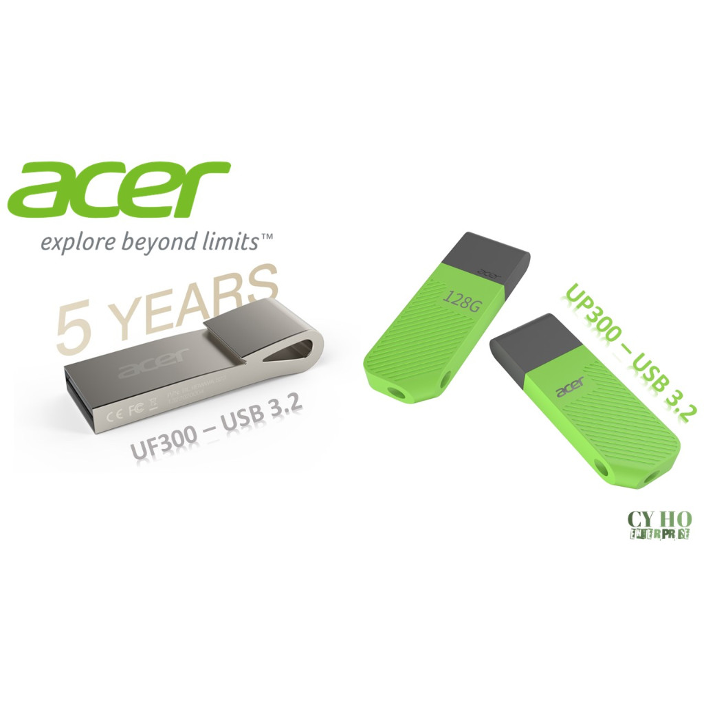 ACER UF300 / UP300 - USB 3.2 FLASH DRIVE - 32GB/64GB | Shopee Malaysia