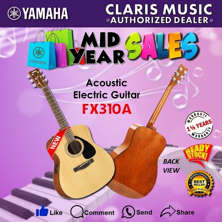 Yamaha FX310AII Semi Acoustic Guitar -NEW UNIT!(FX310 A/ FX310/ FX-310A ...