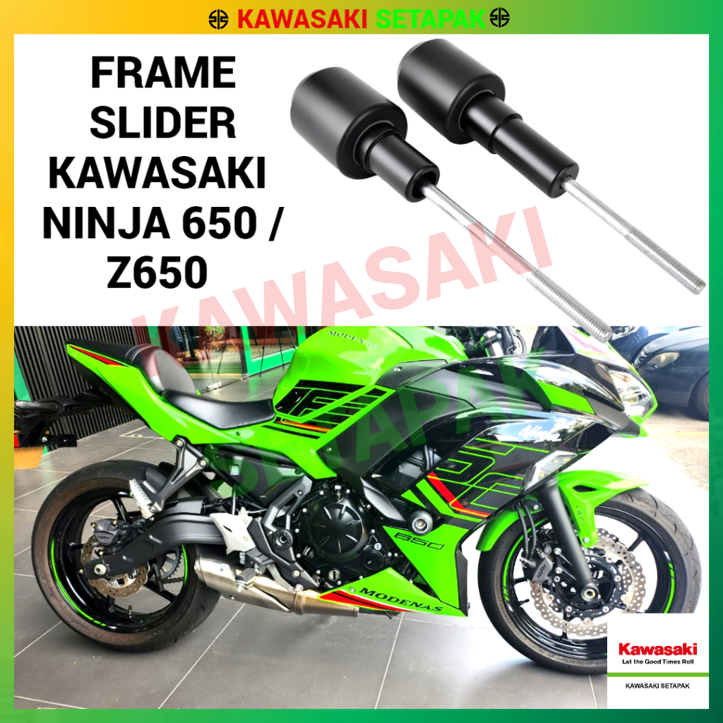 FRAME SLIDER KAWASAKI NINJA 650 / Z650 / Z650RS (2023-2025) | Shopee ...