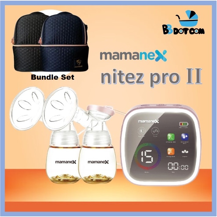 New Upgraded Mamanex Nitez Pro 2 Electric Double Breast Pump | Shopee ...