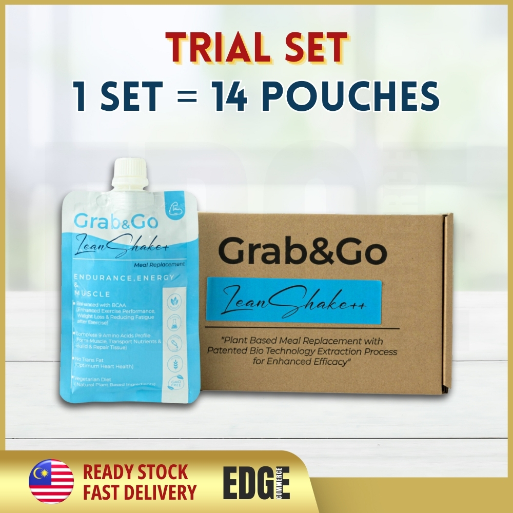 Grab & Go Lean Shake - BCAA + Protein Isolate Powder Meal Replacement | Fitness 摇摇懒人代餐(14 ...