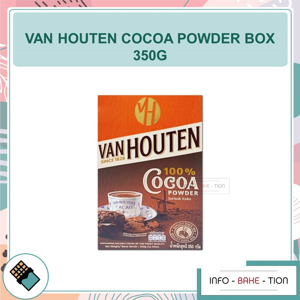Van Houten Cocoa Powder Box 350g | Shopee Malaysia