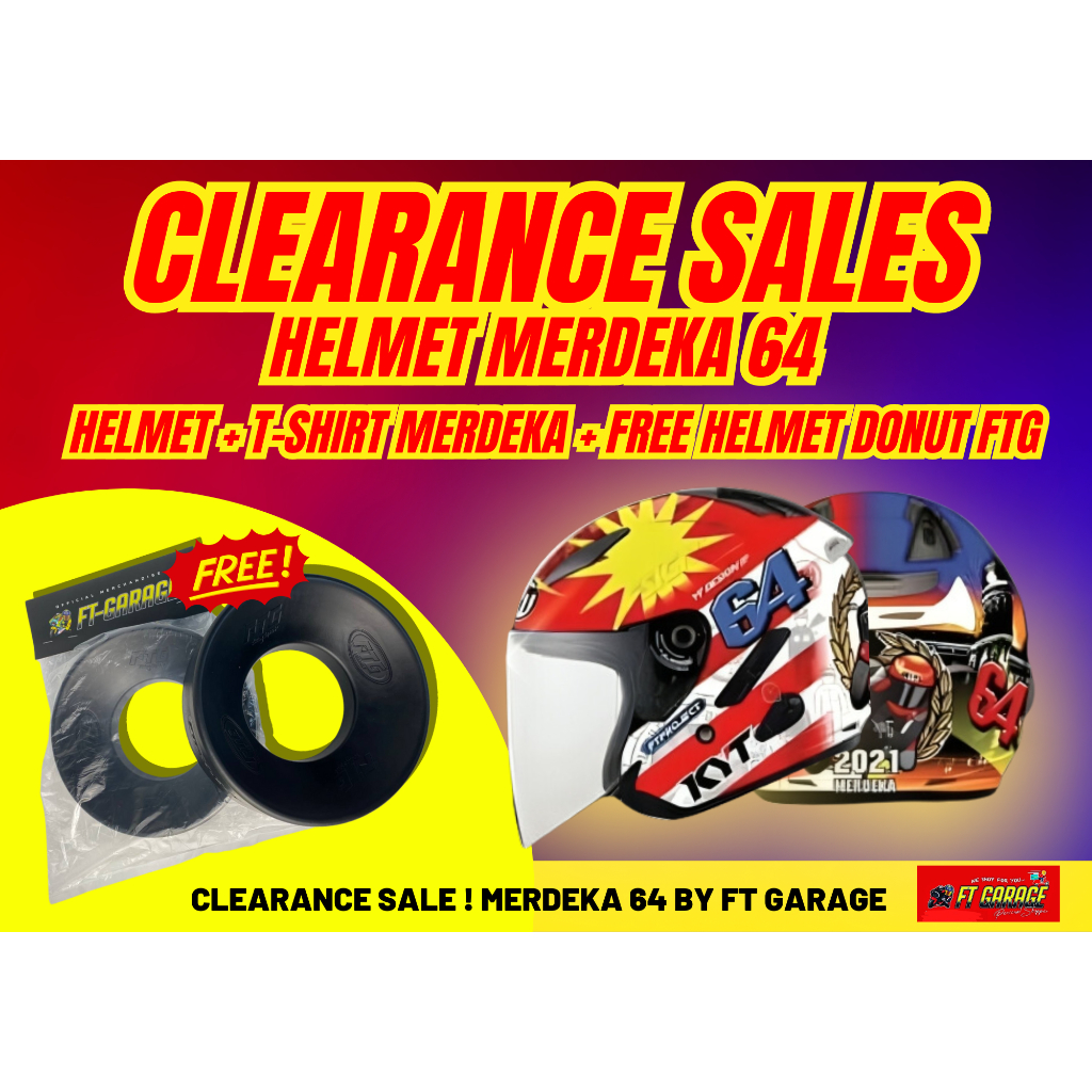 HELMET KYT MERDEKA 2021 HELLCAT (LIMITED EDITION) - (FREE T-SHIRT ...