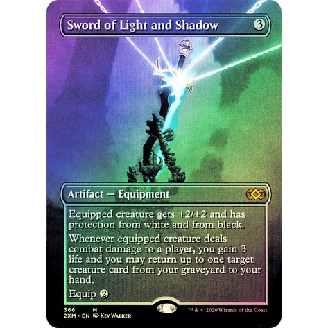 Sword of Light and Shadow (Borderless) Double Masters - Variants (Foil ...
