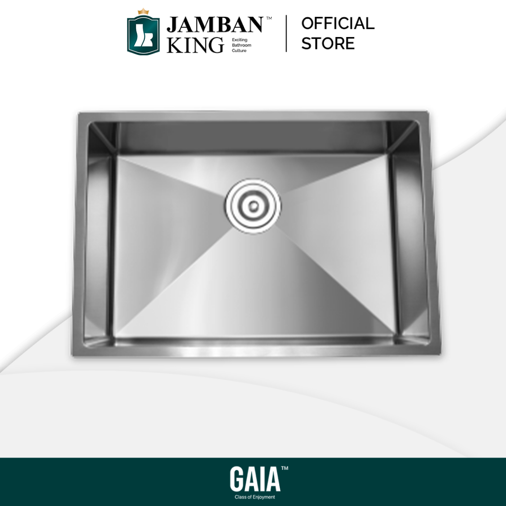 GAIA - Stainless Steel 304 Undermount or Top Mount Single Bowl Kitchen ...