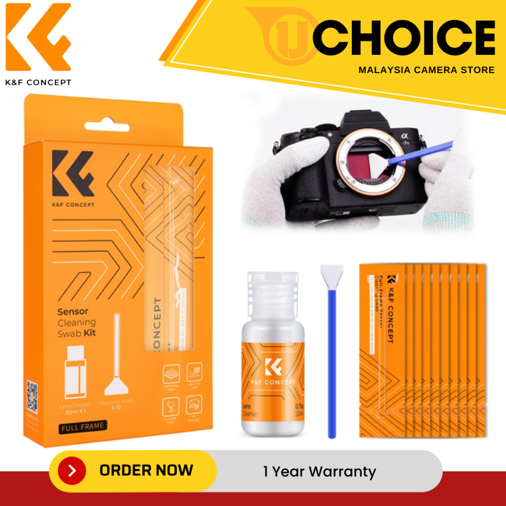 K&F Concept 16mm swab sensor cleaning full-frame sensor cleaning swabs ...