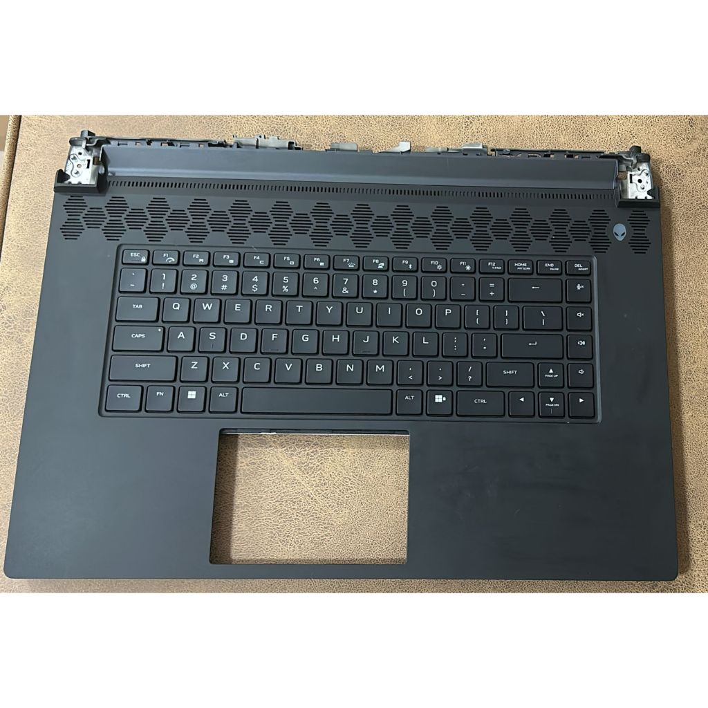 USED 100% ORIGINAL DELL ALIENWARE M17 R5 ENGLISH KEYBOARD PALMREST ...
