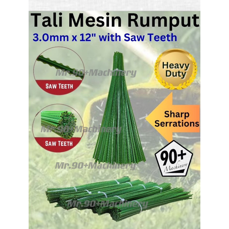 Tali Mesin Rumput Tajam Bergigi Liat Grass Trimmer Line Jagged Teeth ...