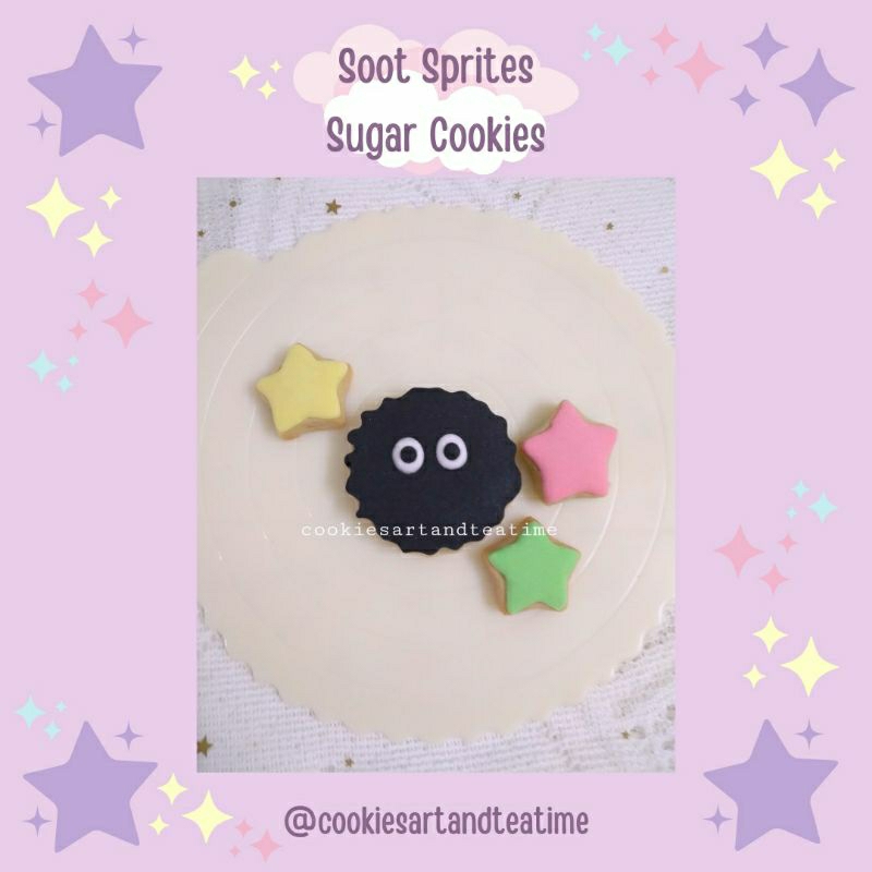 Anime Cookies Soot Sprites Sugar Cookies (Studio Ghibli Spirited Away ...