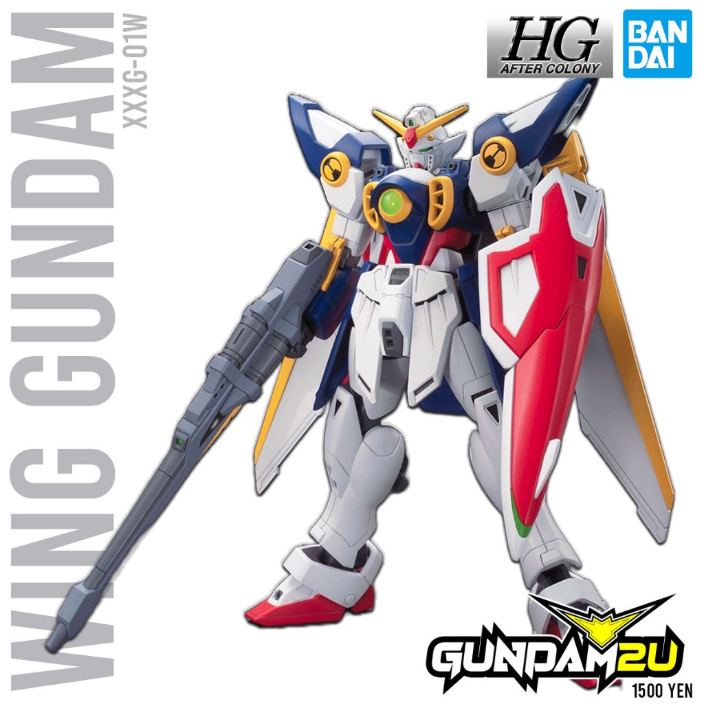 BANDAI HG 1/144 Wing Gundam - High Grade HGAC 162 Gundam W Wing Plastic ...