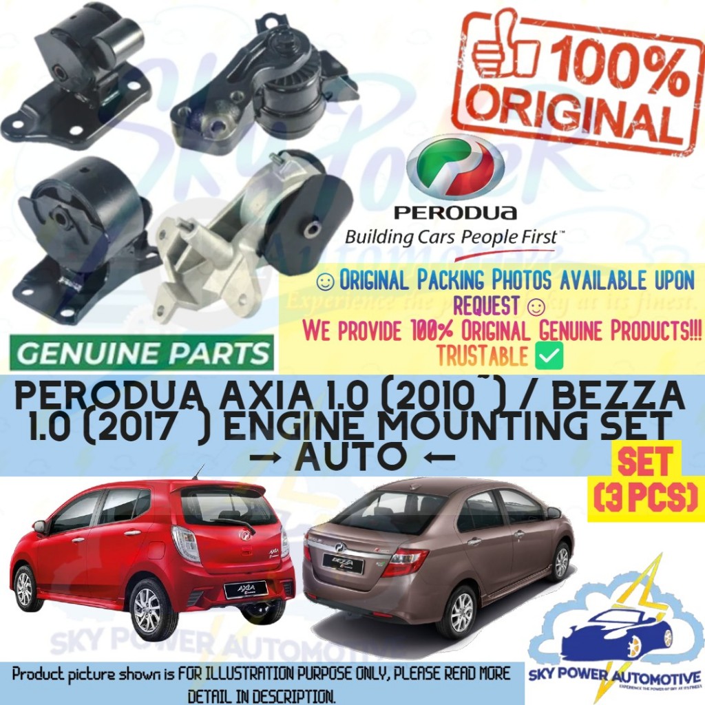 PERODUA AXIA 1.0 (2010~) / BEZZA 1.0 (2017~) (AUTO) 100% ORIGINAL ...
