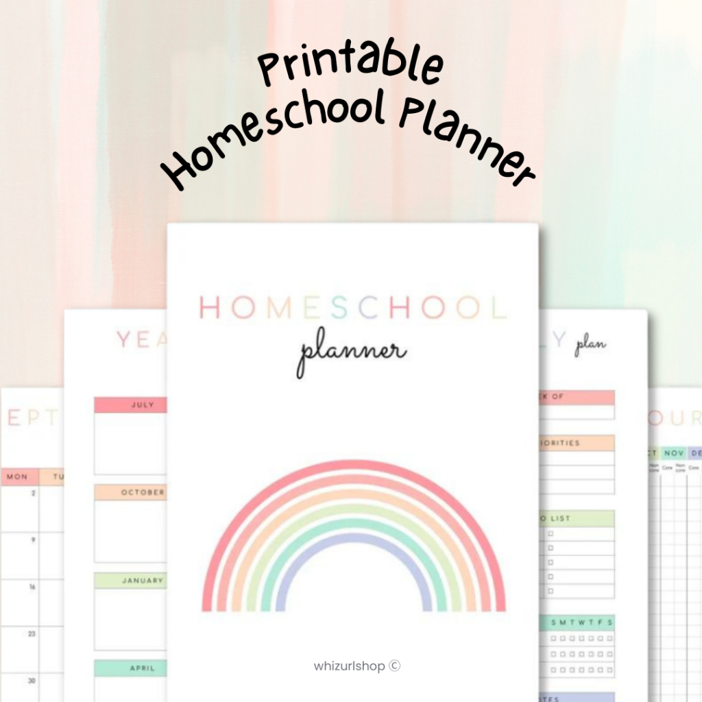 Printable Homeschool Planner Digital Download | Shopee Malaysia