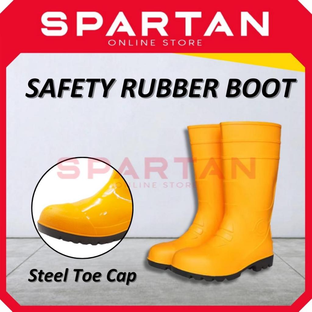 Safety Rubber Boot Steel Toe Cap Yellow – Waterproof Industrial Safety ...
